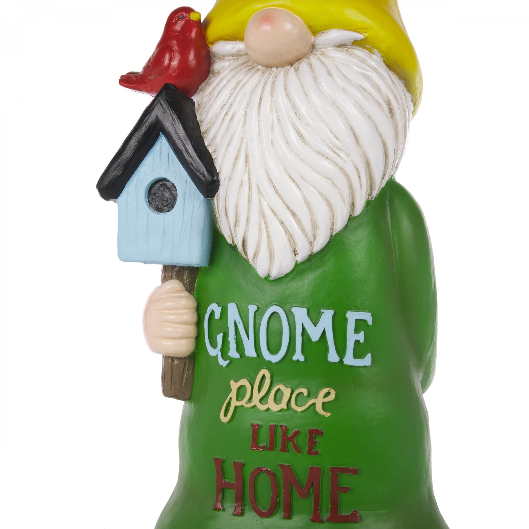 Gnome Place Like Home" Garden Gnome Statue